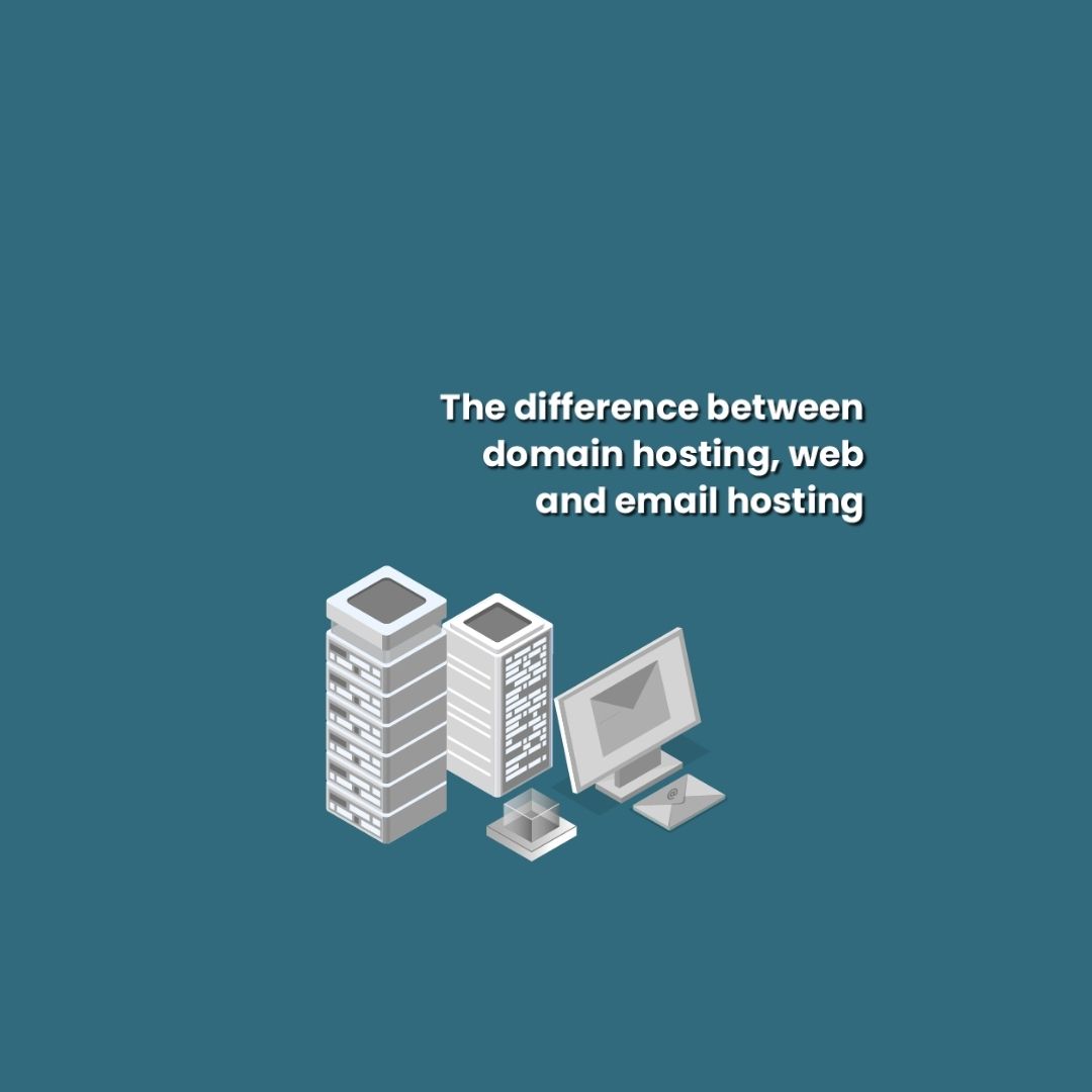 difference between domain hosting UK, web and email hosting