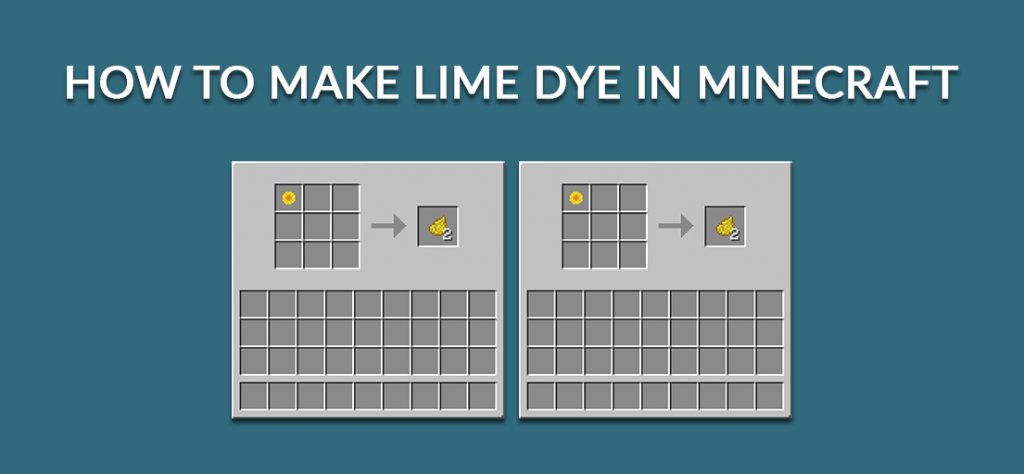 How to make lime dye in Minecraft? How to make Cyan dye Minecraft?